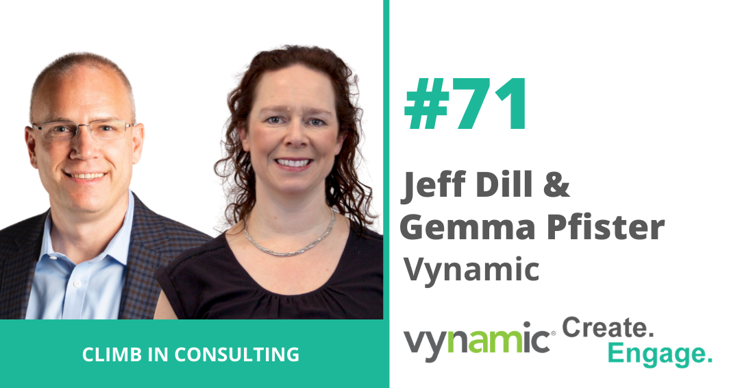 Episode 71 - Jeff Dill & Gemma Pfister - Vynamic - Create Engage