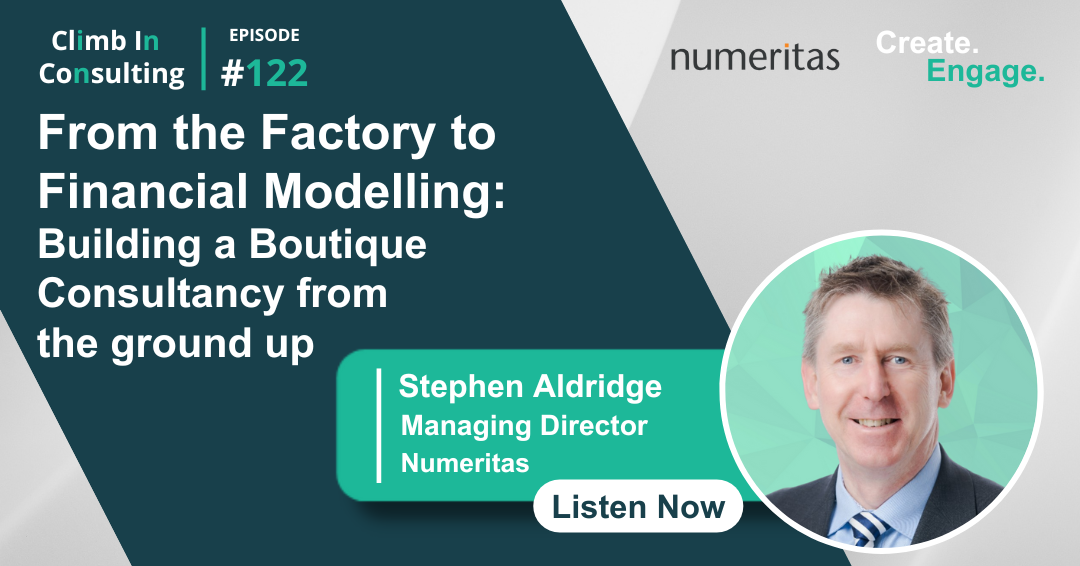 Episode 122: From the Factory to Financial Modelling | Stephen Aldridge